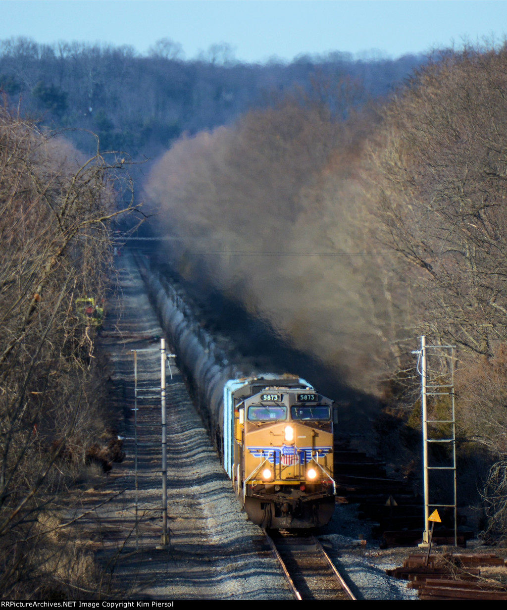 UP 5873 CSX Train K614 Ethanol Loads